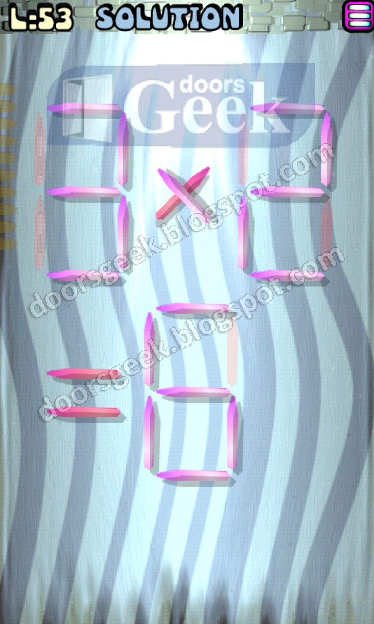 Matches Puzzle [Episode 2] Level 53 Solution ~ Doors Geek